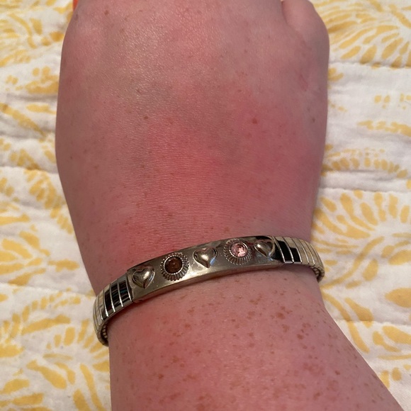 Jewelry | Silver And Pink Bracelet | Poshmark